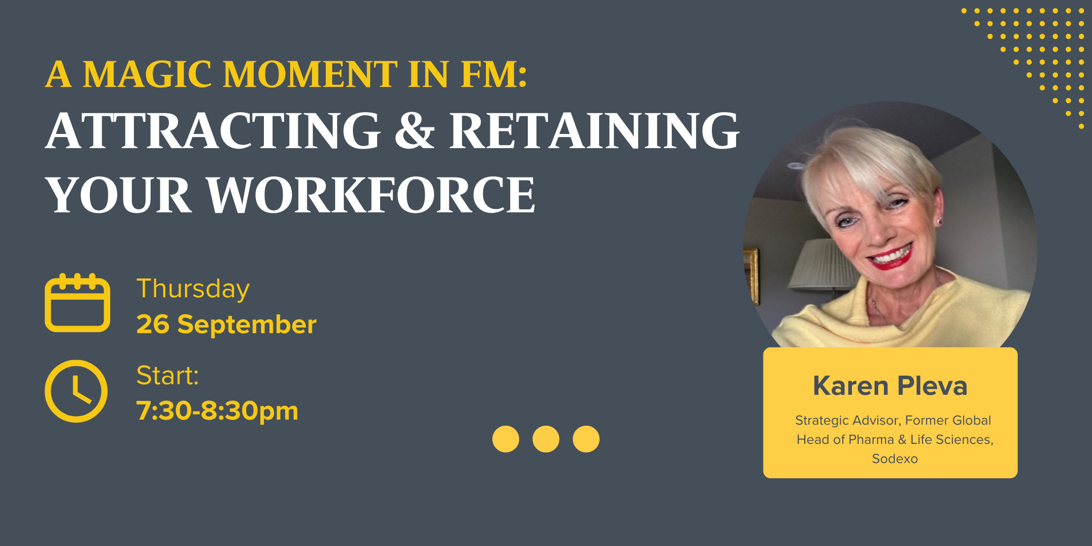 Karen Pleva Sodexo Facilities Management Webinar